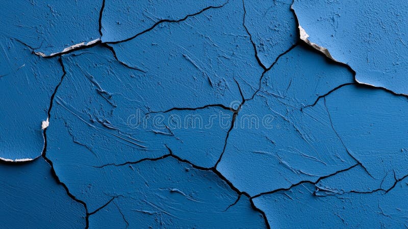 Textured Blue Background - Weathered and Cracked Wall. Stock ...