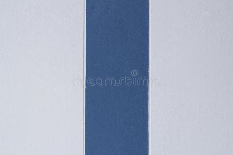 Textured of Blue Cement Wall and Dark Blue Making a Groove for a Pole ...