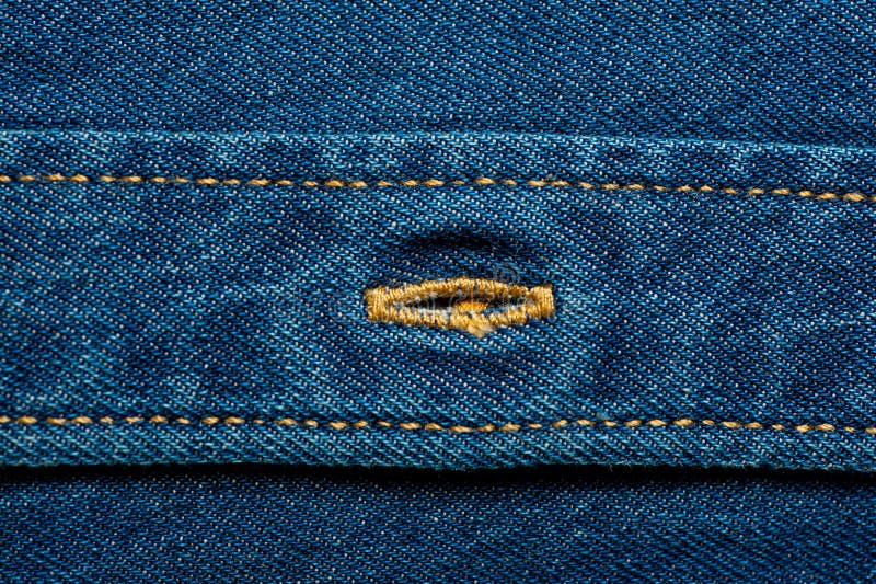 Textured Blue Denim Texture Stitched with a Button-up Texture Stock ...