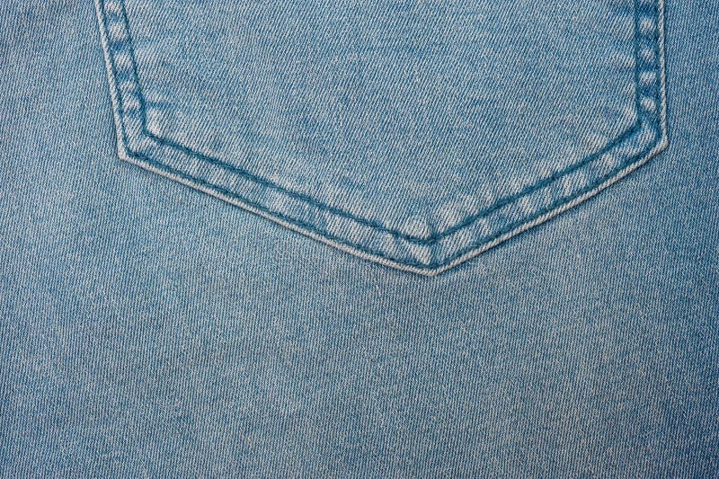 Textured Blue Denim Texture Stitched with a Button-up Texture Stock ...