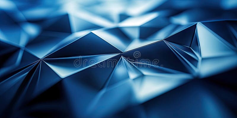 Textured Blue Geometric Patterns Create A Dynamic Visual Effect In This Abstract Design Stock