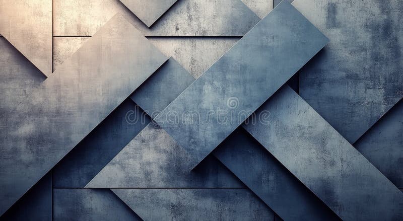 Textured Blue and Gray Geometric Patterns in a Layered Design for ...
