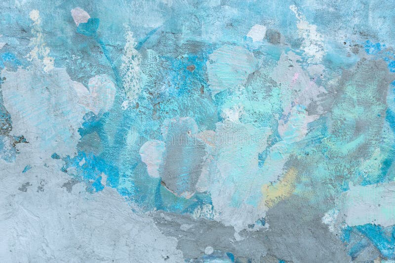 Textured Blue and Gray Grunge Paint Stained Wall Background Stock Photo ...