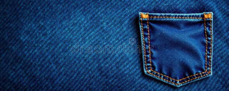Textured Blue Jean Pocket, Stitching Visible Isolated Backdrop , Fabric ...