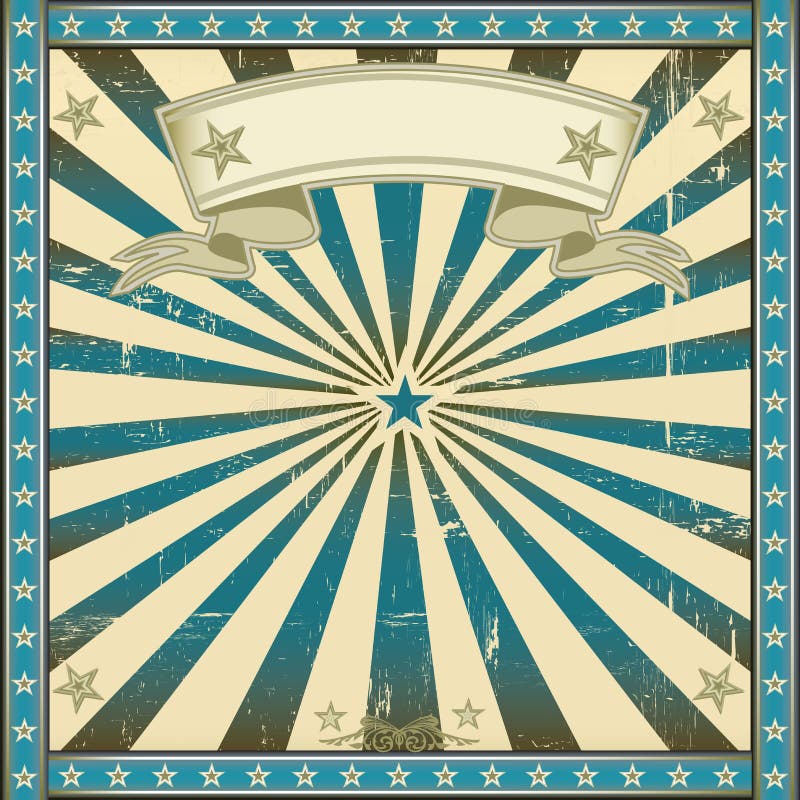 Textured Blue Retro Background Stock Illustration - Illustration of ...