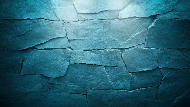 Textured Blue Stone Wall Background Creating a Calm and Serene ...