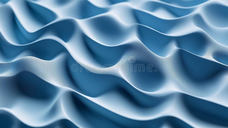 Textured Blue Surface with Gentle Waves and Undulations Reflecting Soft ...