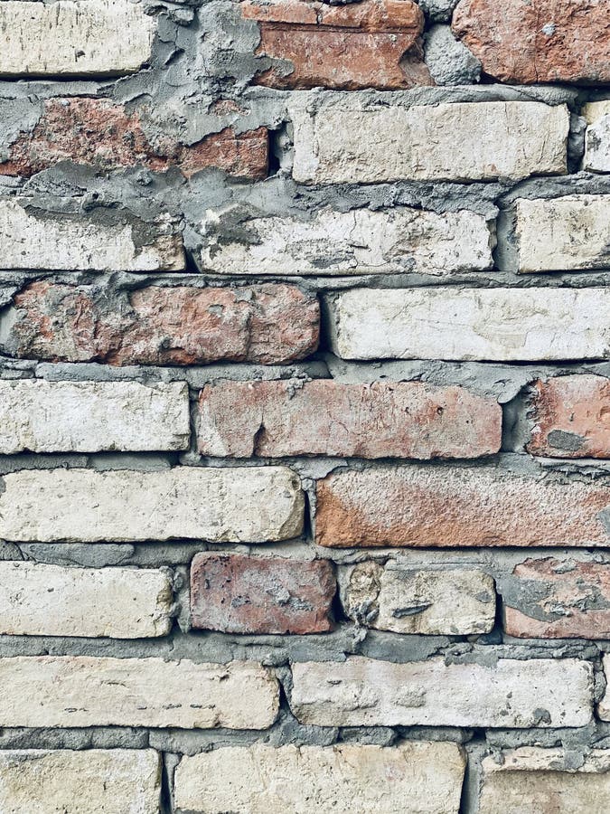 Textured Brick Rock Wall Outside Light Background for Designers Stock ...