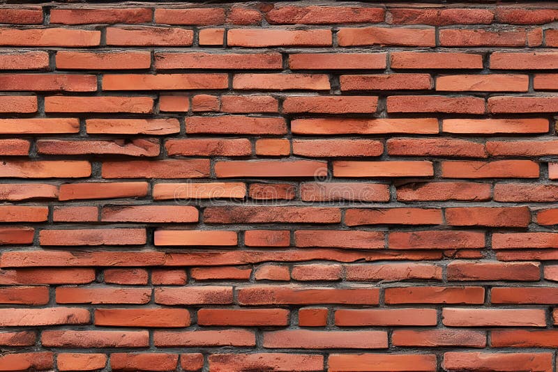 Textured Brick Wall with Balanced Lighting Stock Image - Image of ...