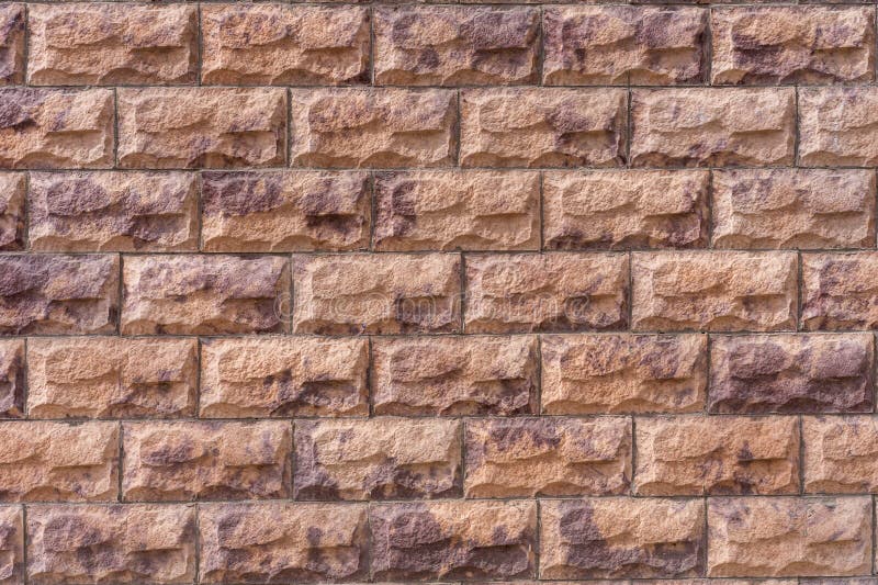 Textured Brick Wall with Intricate Pattern in Built Structure Stock ...