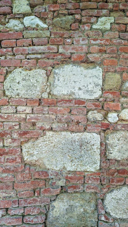 Textured Brick Wall Surface Renewed Aged Stone Rustic Colors Stock ...