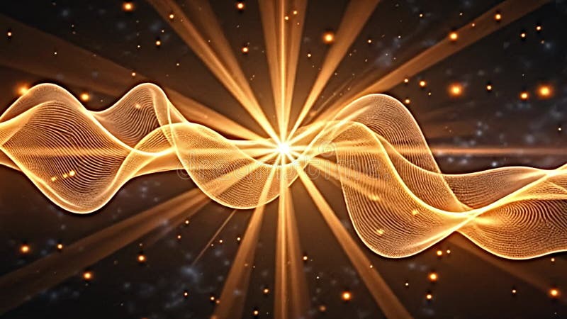 Textured Broadcast Wave Done the Starburst, Produce Refined Generative ...