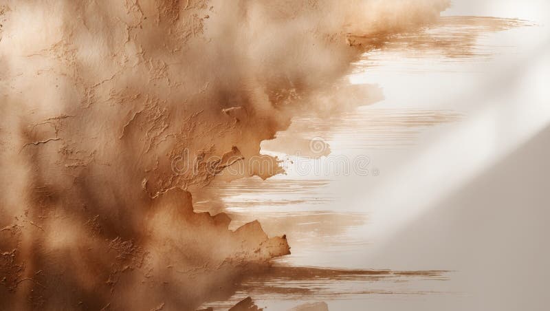 Textured Bronze Abstract Background with Warm Lighting and Gentle Brush ...