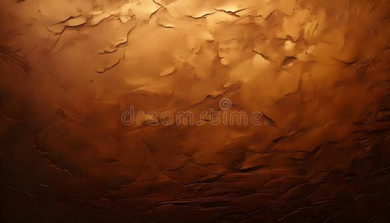 Textured Bronze Surface Exhibits Depth and Shadows from Light and Dark ...