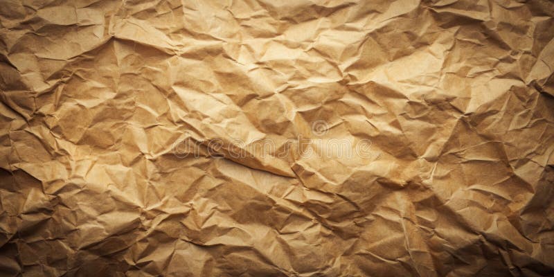 Textured Brown Crumpled Paper Background for Design Projects ...