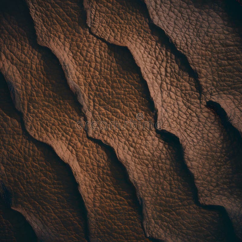 Textured Brown Surface Resembling Leather, Rough with Visible Grain ...