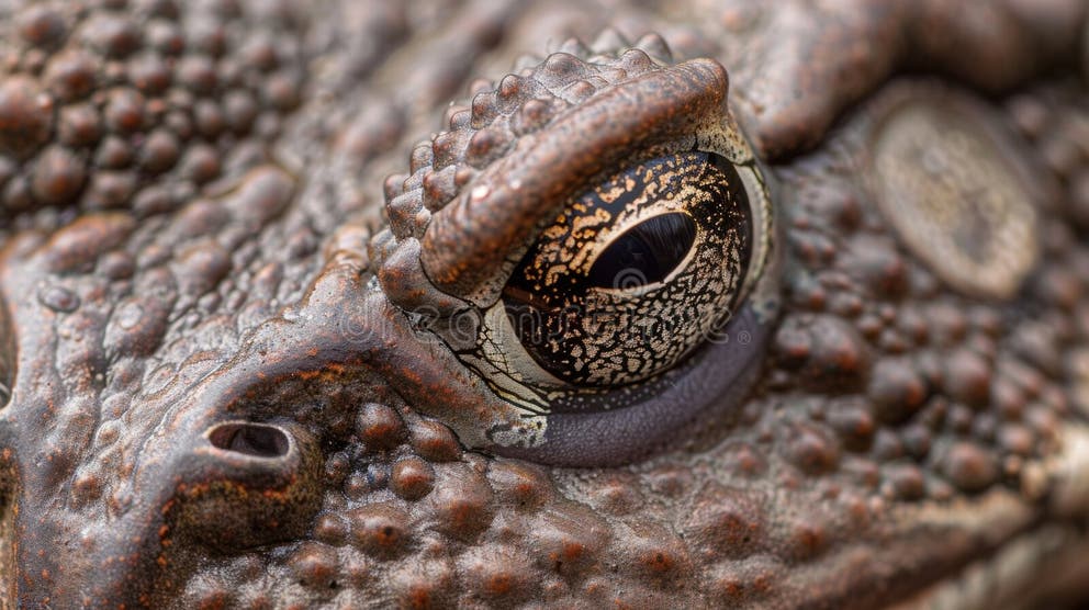 Textured Bumps Resembling Tiny Volcanoes Tered Across the Bumpy Toad ...