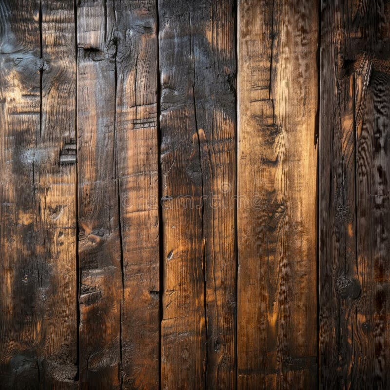 Textured Burnt Wood Surface with Rustic Charm and Luminous Shadows ...