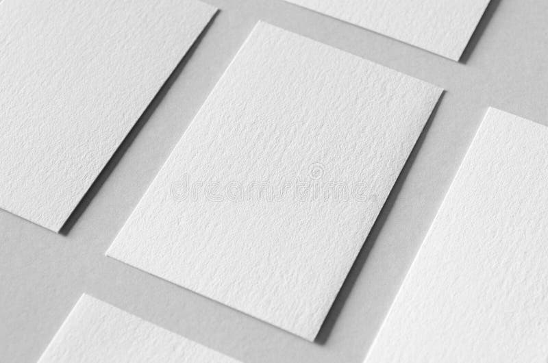 Textured Business Card Mockup, Vertical Orientation. 55x85 Mm Stock ...