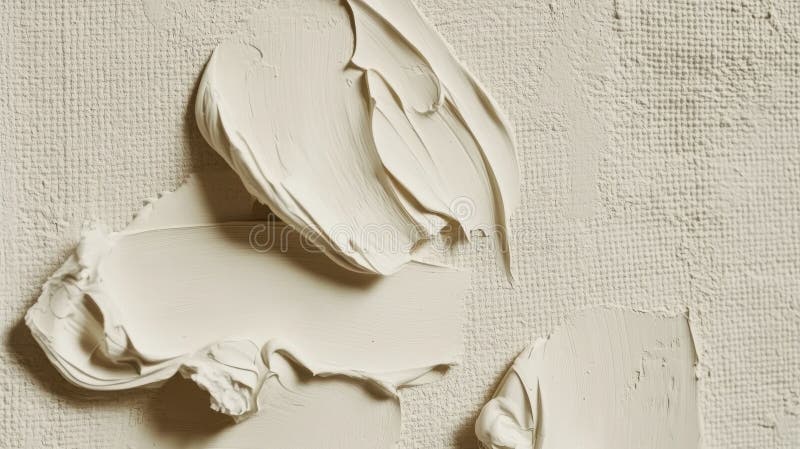 A Textured Canvas in a Warm, Sandy Beige Hue Featuring Visible Brush ...