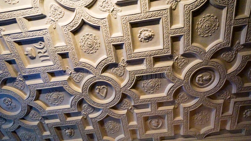 Textured ceiling stock image. Image of kingdom, castle - 105992523