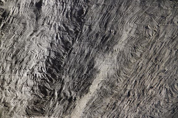 Textured Cement Plaster Surface with Diagonal Trowel Marks and Rough ...