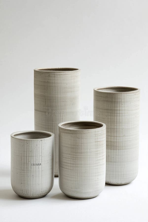 Textured Ceramics, Vase and Bowl Set, Unique Texture and Finish of a ...
