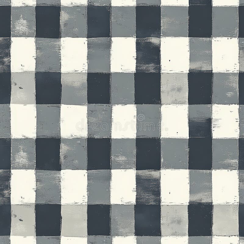 Textured Checkerboard Pattern in Shades of Black and White Colors Stock ...