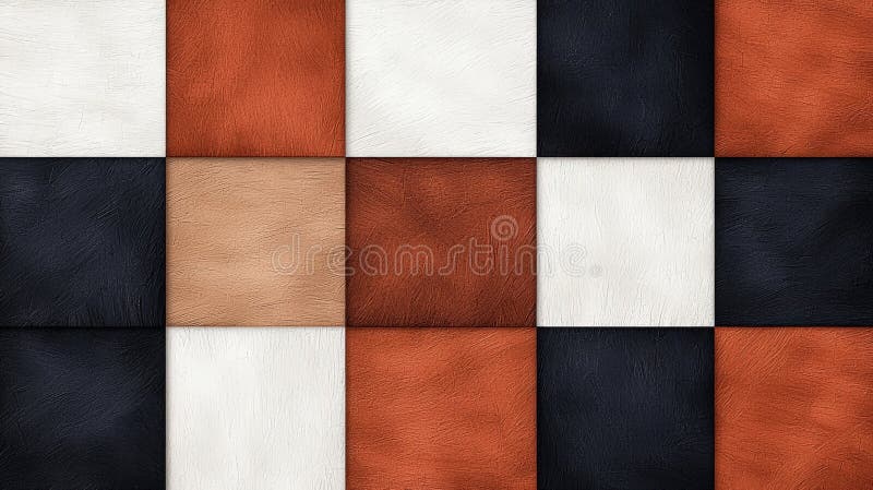 Textured Checkerboard Pattern with Warm and Cool Tones in Creative ...