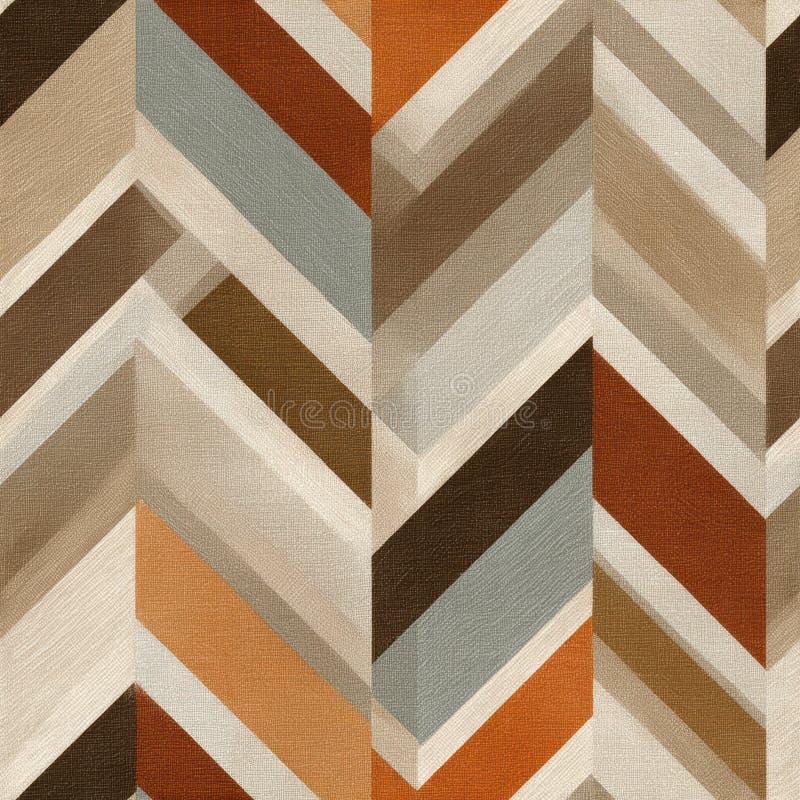 Textured Chevron Pattern in Warm Earthy Tones for Modern Decor Stock ...