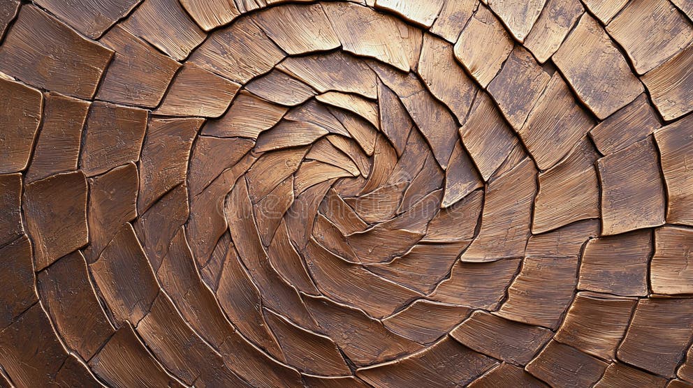 Textured Circular Motion Patterns in Earthy Tones, Creating Grounding ...