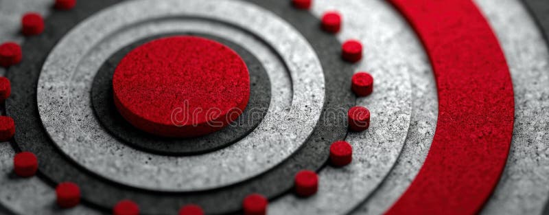 Textured Circular Patterns in Red and Gray Create Striking Visual. this ...