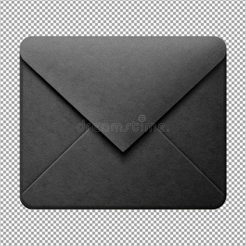 A Textured Classic Mail or Envelope Icon Stock Image - Illustration of ...