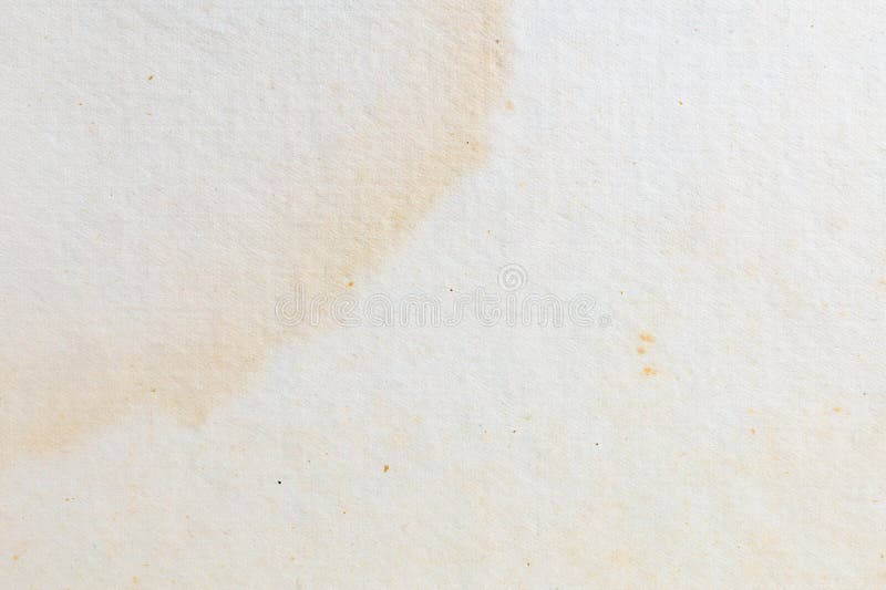 Textured Close-up of an Aged Stained Paper with Natural Discoloration ...