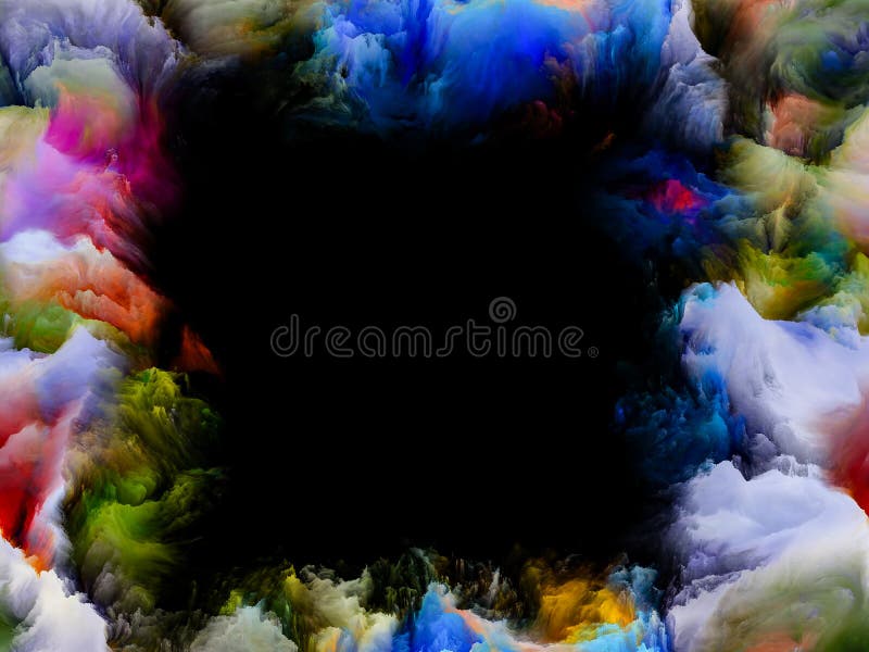 Textured Color Border stock illustration. Illustration of palette ...