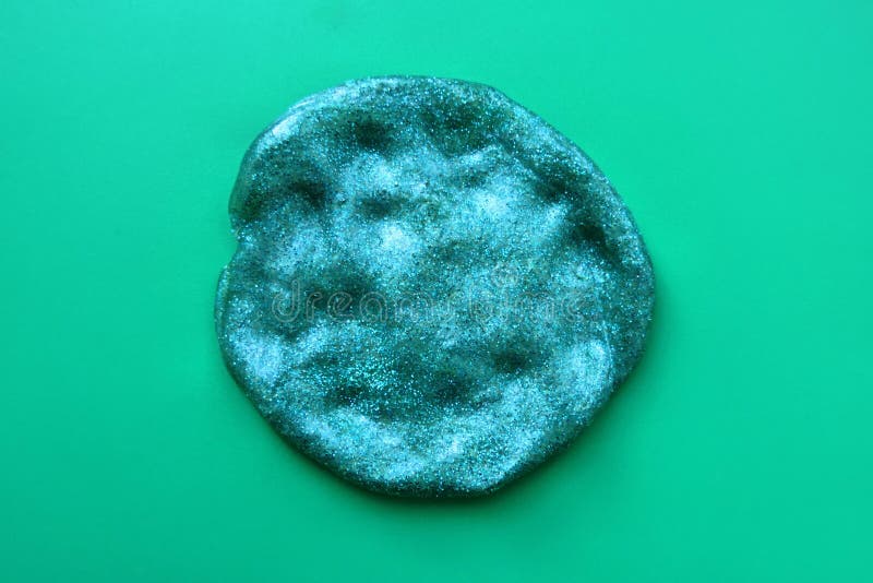 Textured Colorful Slime with Glitter Inside. Macro of Kids Toy Slime ...