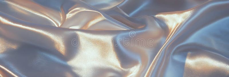 Textured Composition of Synthetic Silk with Brushed Platinum and Rough ...