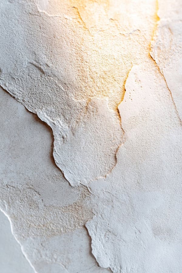 A Textured Concrete or Light Stone Surface is Gently Illuminated by ...