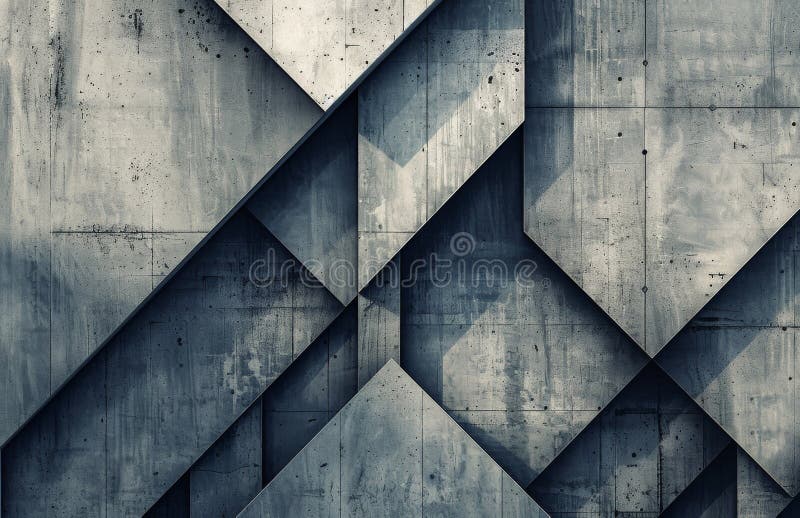 Abstract Concrete Geometric Pattern with Diagonal Lines and Diamond ...