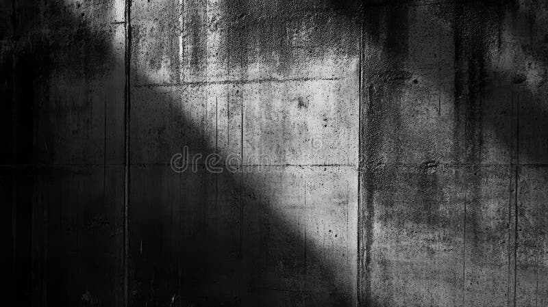 Textured Concrete Wall with Shadows Creating Interesting Patterns Stock ...