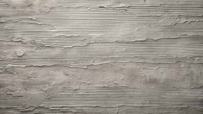 Textured Concrete Wall Surface with Horizontal Linear Grooves and ...