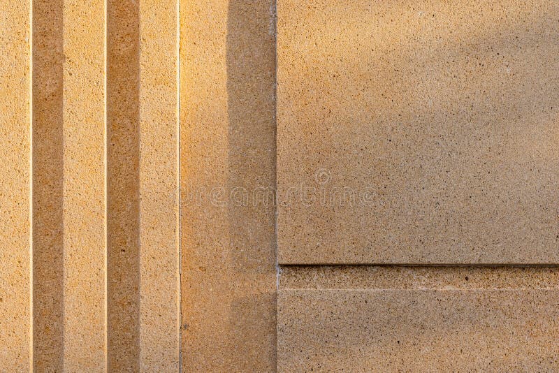 Textured Concrete Wall Surface Showcasing a Geometric Linear Pattern ...