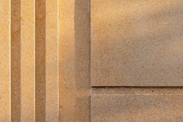 Textured Concrete Wall Surface Showcasing a Geometric Linear Pattern ...