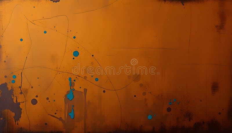 Textured Copper and Blue Abstract Design for Digital Art Stock ...