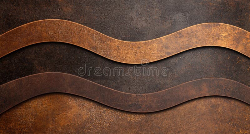 Textured Copper Wave Pattern Background Stock Illustration ...