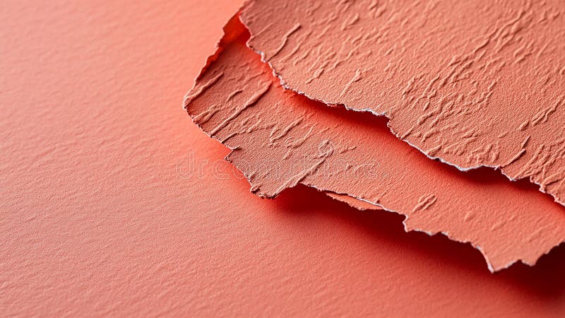 Textured Coral Paper Coral-colored Paper with a Rich, Textured Finish ...