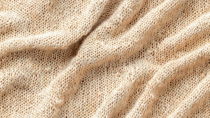 A Textured, Cream-colored Sheer Fabric is Shown, with a Geometric ...