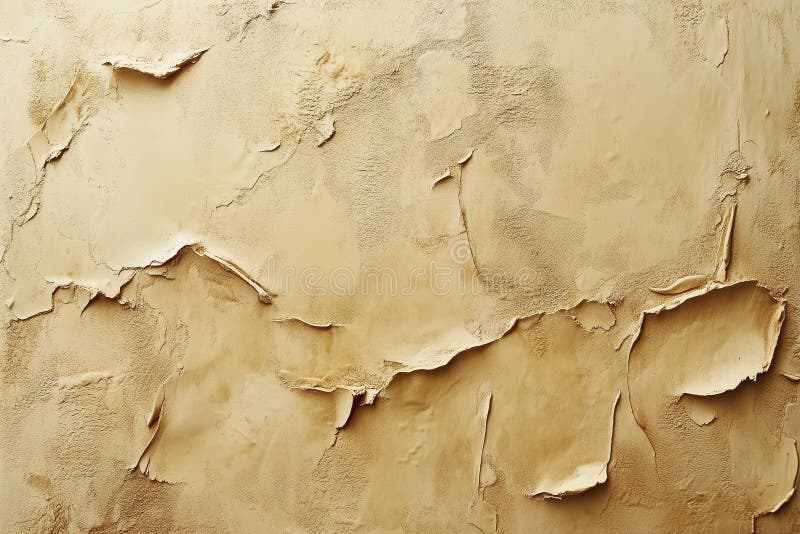 Textured Cream Plaster Surface Featuring Subtle Bumps and ...