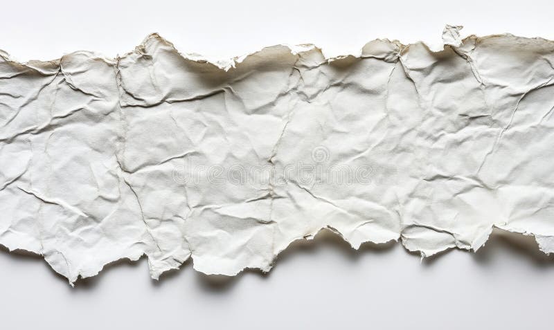 Textured Crumpled Paper Background with Torn Edges for Creative Design ...