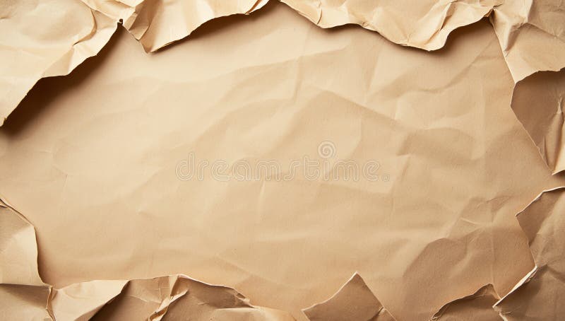 Textured, Crumpled Paper Background with Warm Tones, Ideal for Creative ...